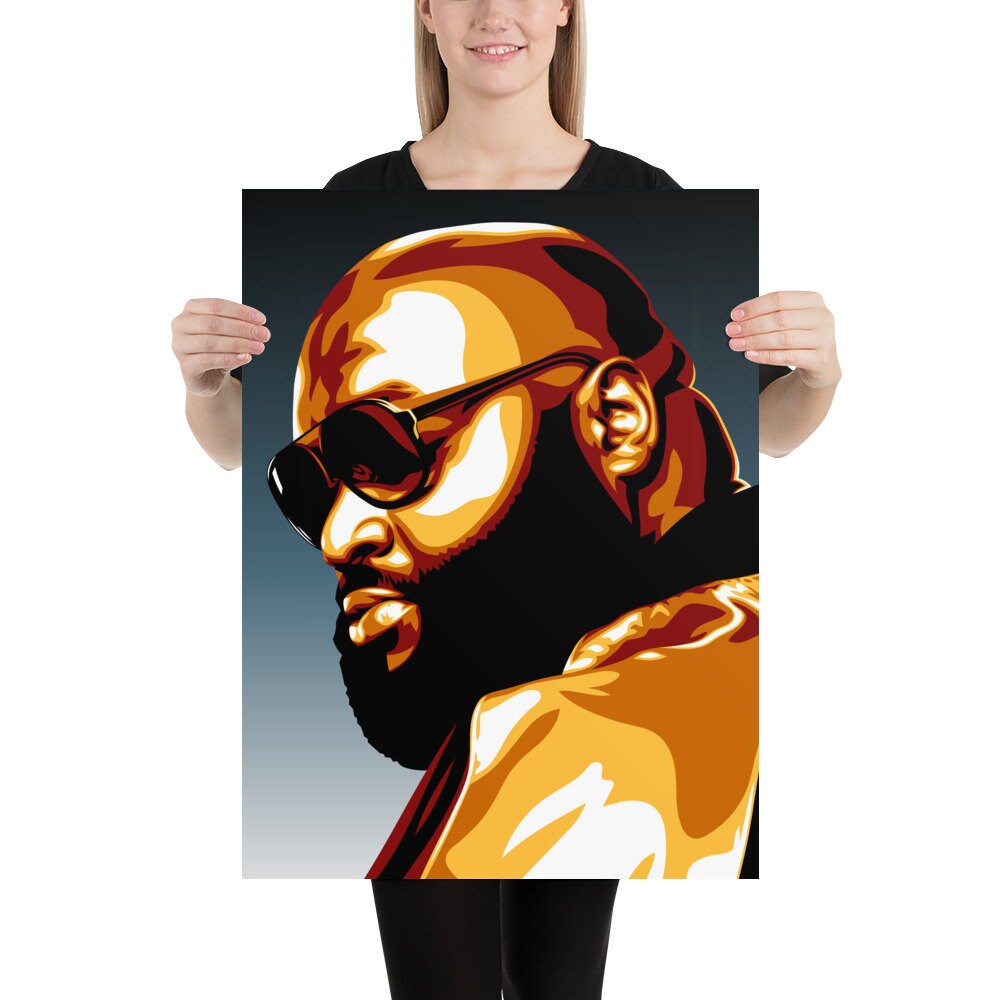 Rick Ross Print - Etsy