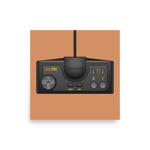 Turbografx-16 Turbopad Print - Etsy