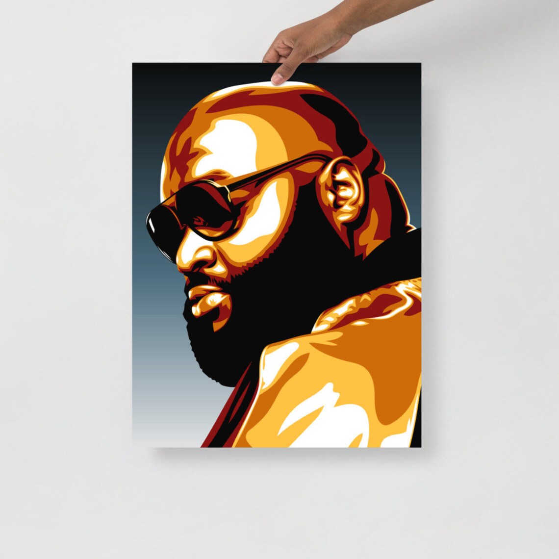 Rick Ross Print - Etsy