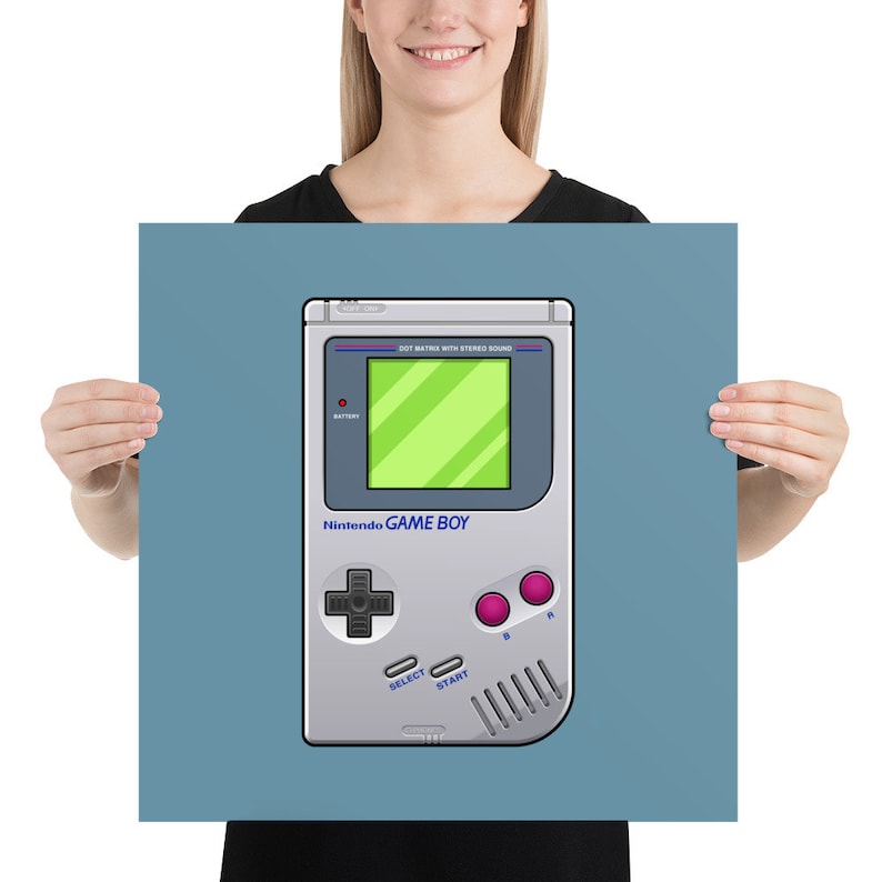 Game Boy Print - Etsy