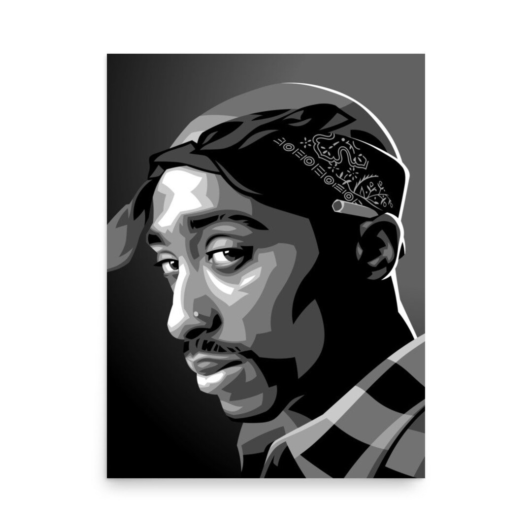 Tupac Print - Etsy