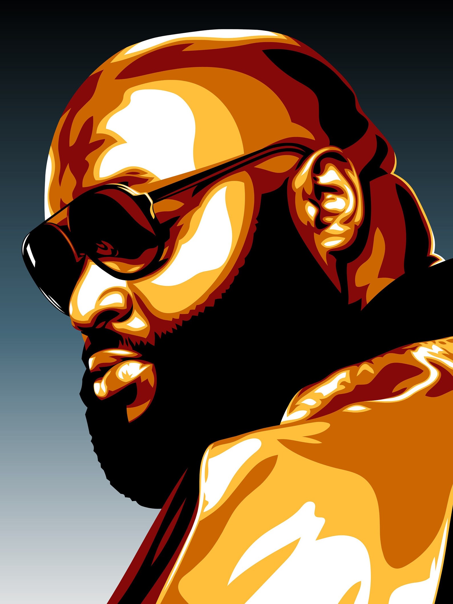 Rick Ross Print | Etsy