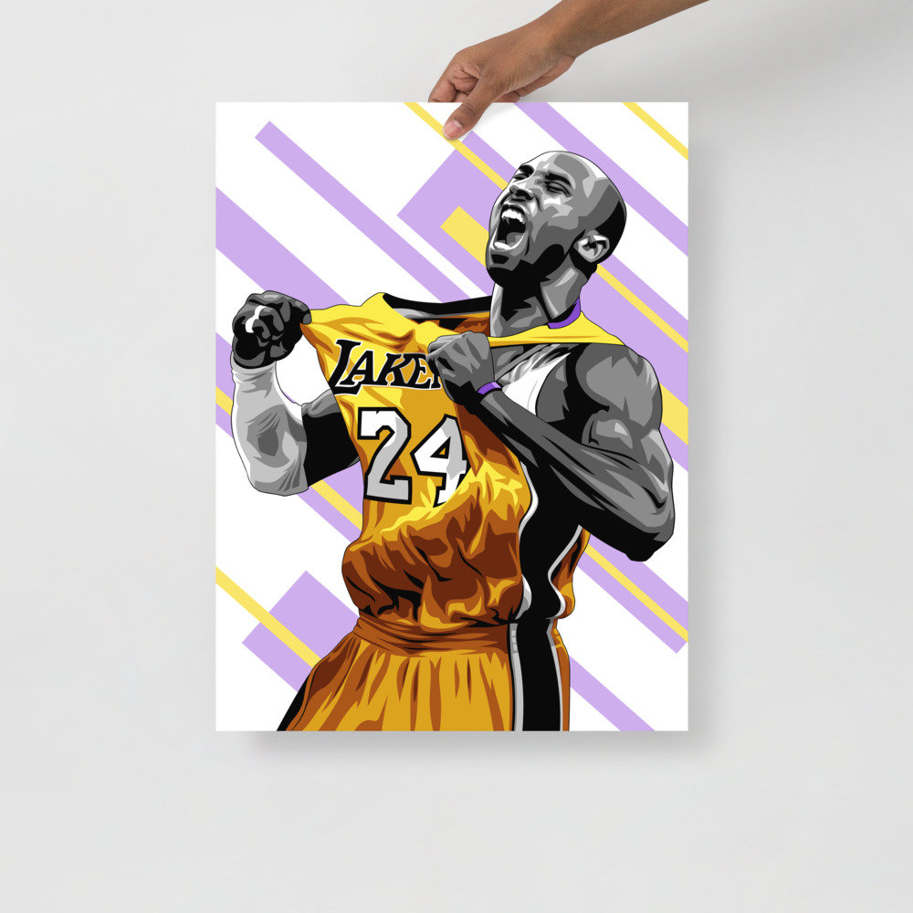 Kobe Bryant Print - Etsy