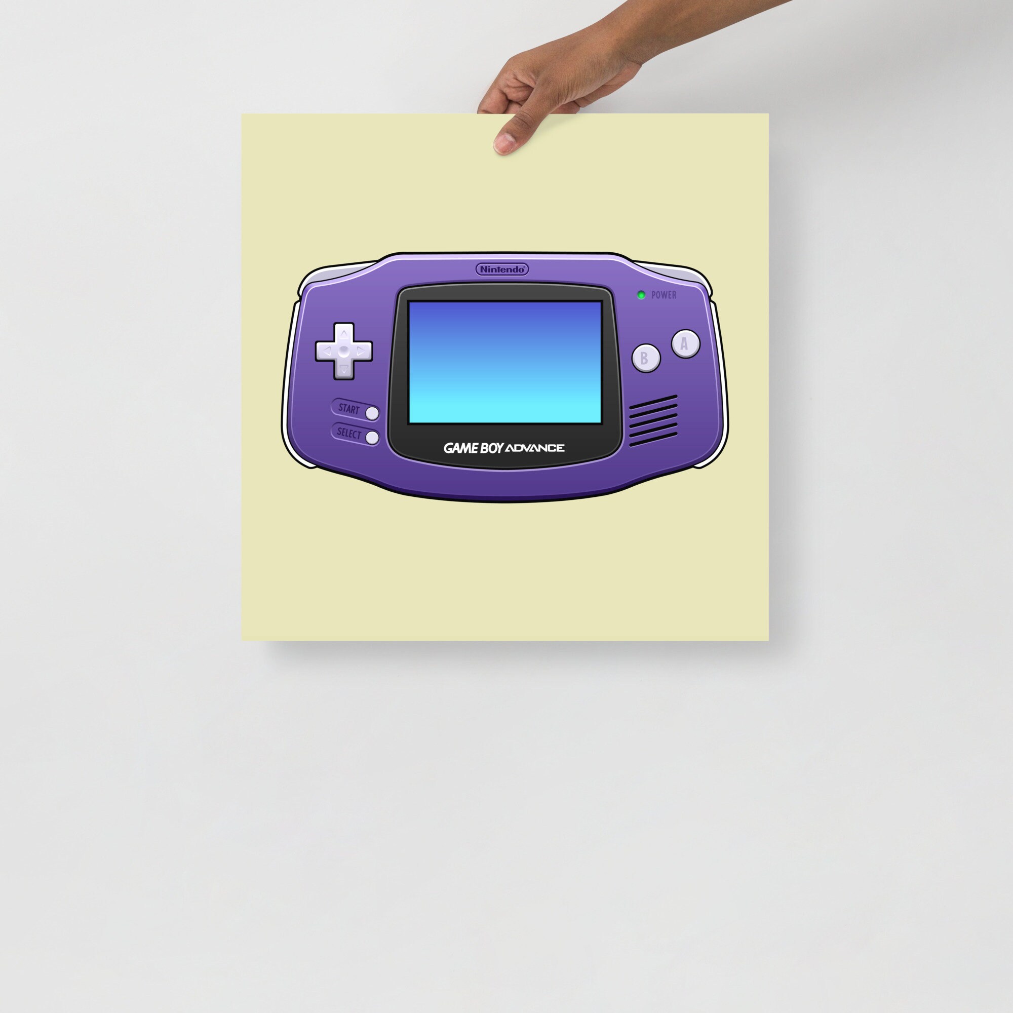 Game Boy Advance Print - Etsy