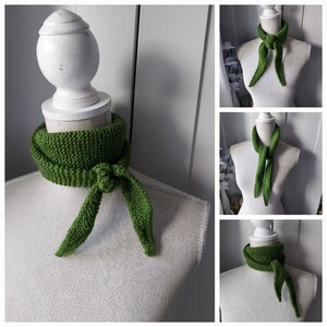 MADE 2 ORDER Royal Mail - LARGE - Cute Handmade Hand Knitted Tiny Scarf ...