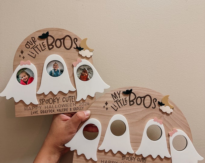 Halloween Ghost Photo Arch Sign | Halloween Ghost Sign | Little Boo ...