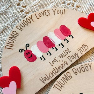 DIY Fingerprint Sign | Valentines Day Craft | Gifts for Valentines Day ...