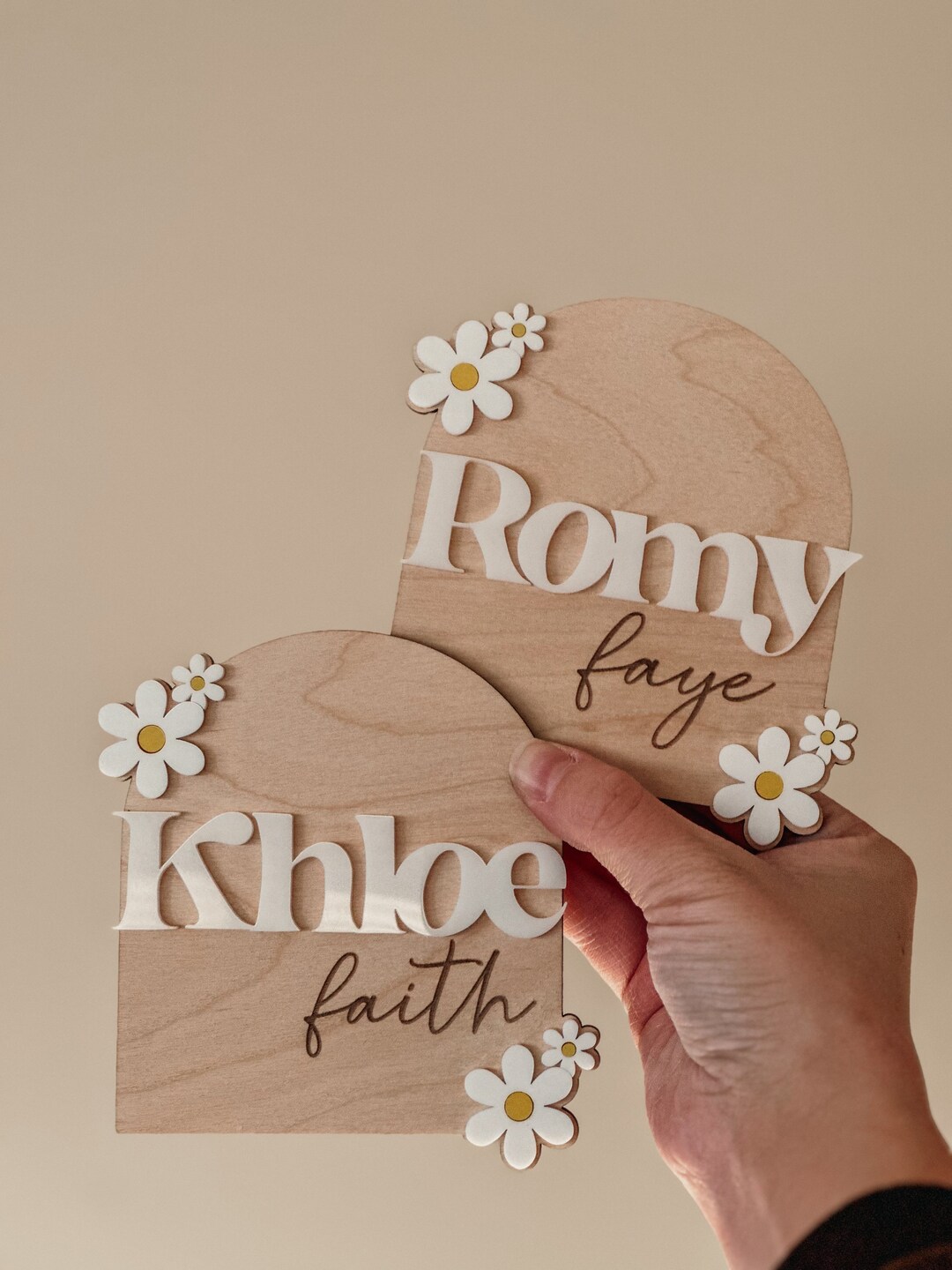 Daisy Name Announcement Sign | Hospital Name Sign | Baby Name Sign ...