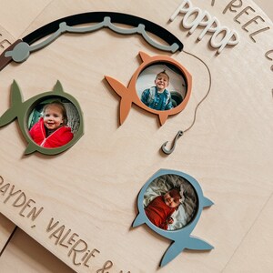 Father’s Day Photo Sign | Fishing Father’s Day Sign | Gifts for Dad ...