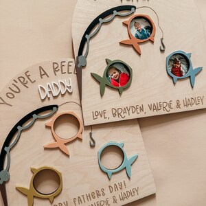 Father’s Day Photo Sign | Fishing Father’s Day Sign | Gifts for Dad ...