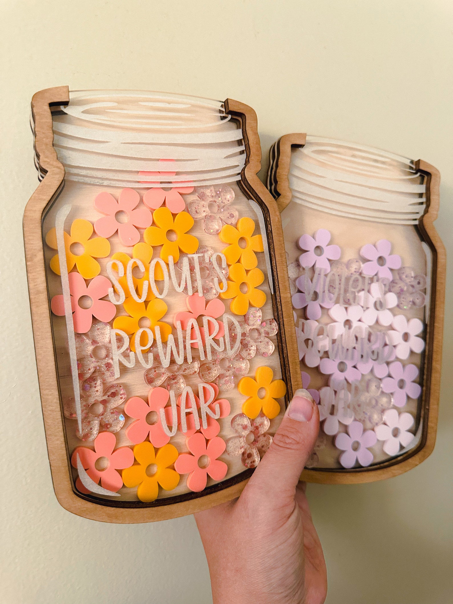 Custom Reward Jar With Tokens | Reward Jar for Kids | Reward System ...
