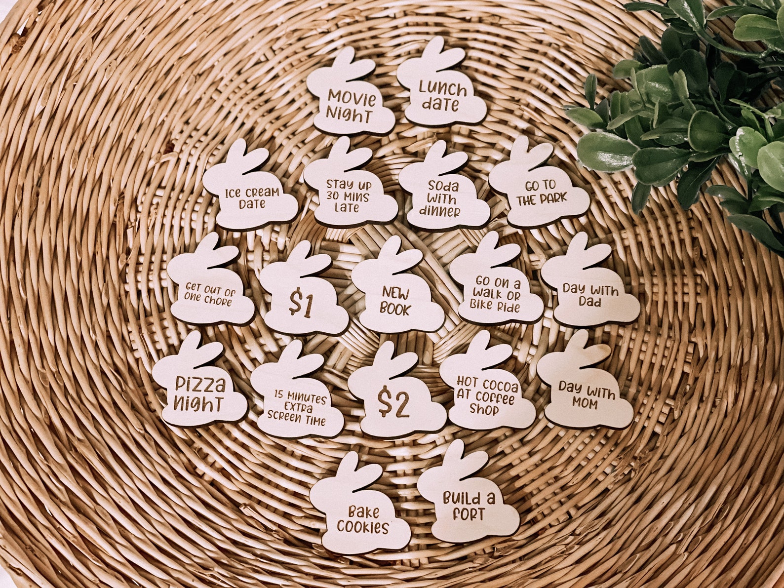 Easter Bunny Tokens Easter Egg Hunt Tokens Easter Egg - Etsy