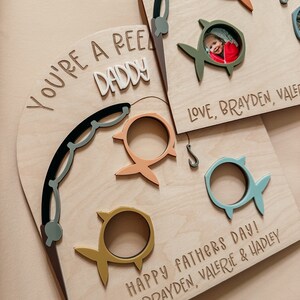 Father’s Day Photo Sign | Fishing Father’s Day Sign | Gifts for Dad ...
