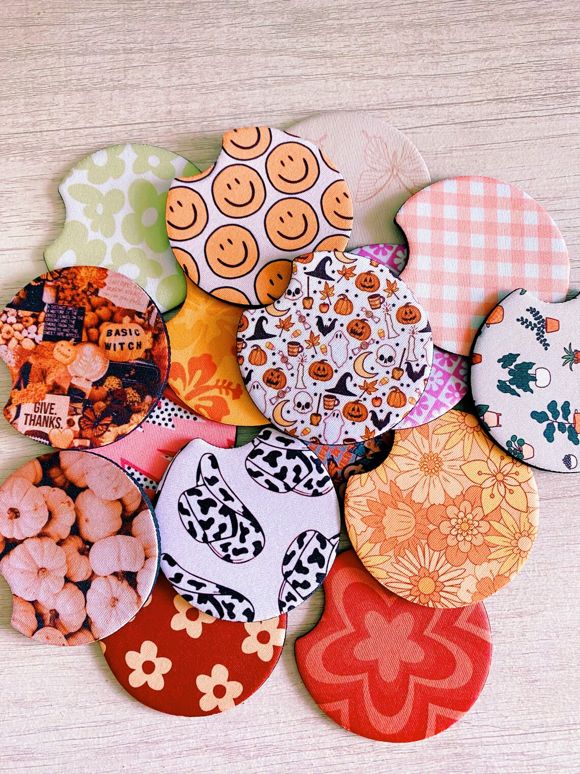 Cute Car Coasters Retro Car Coasters Preppy Car Coasters - Etsy