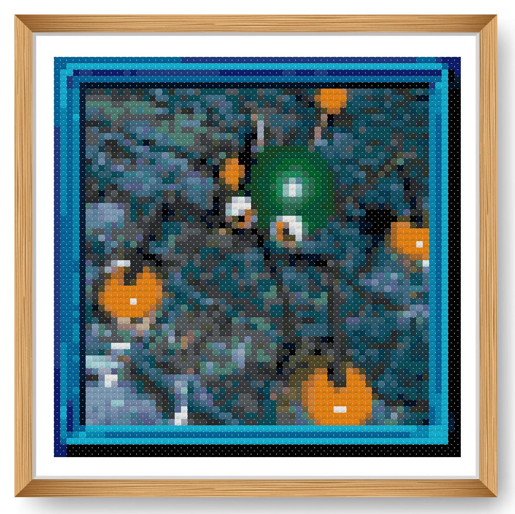 All Courses Super Mario 64 Paintings Cross Stitch Pattern | Etsy