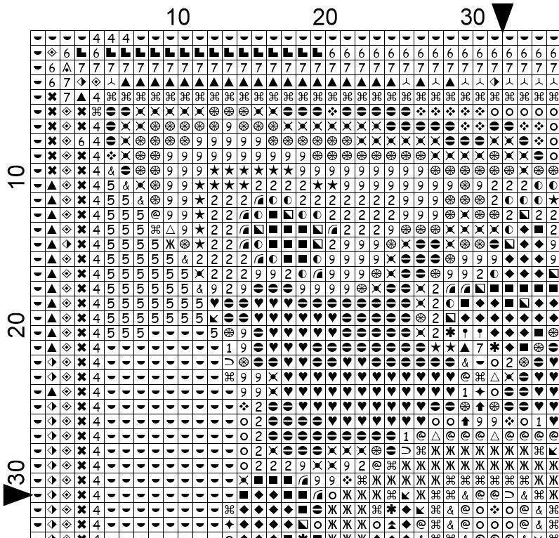 All Courses Super Mario 64 Paintings Cross Stitch Pattern | Etsy