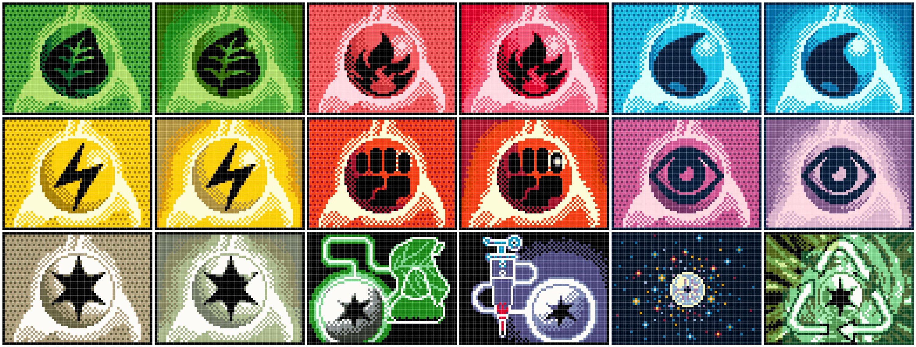 Pokemon Trading Card Game Collection Cross Stitch Patterns | Etsy