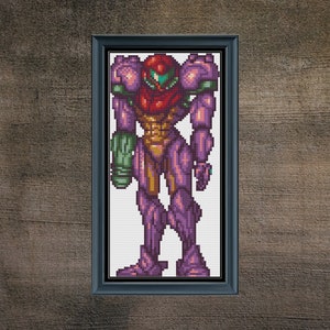 Metroid Cross Stitch Pattern Collection - Etsy
