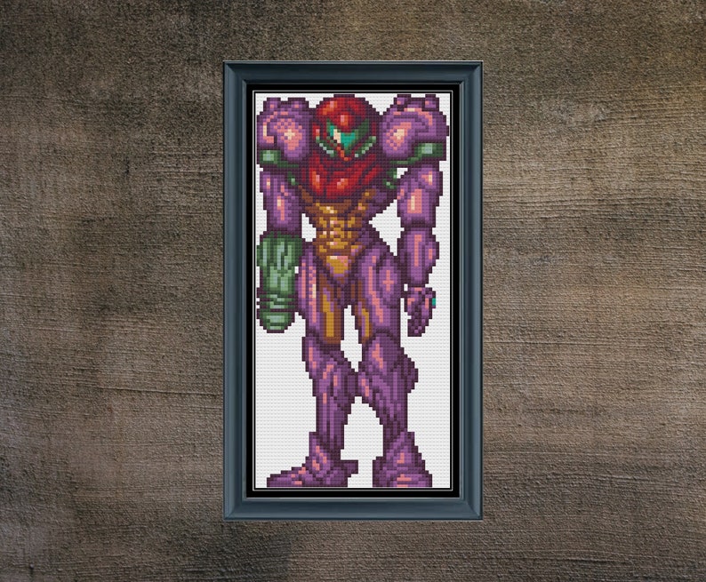 Metroid Cross Stitch Pattern Collection - Etsy