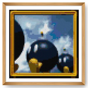 All Courses - Super Mario 64 Paintings Cross Stitch Pattern - Etsy Canada