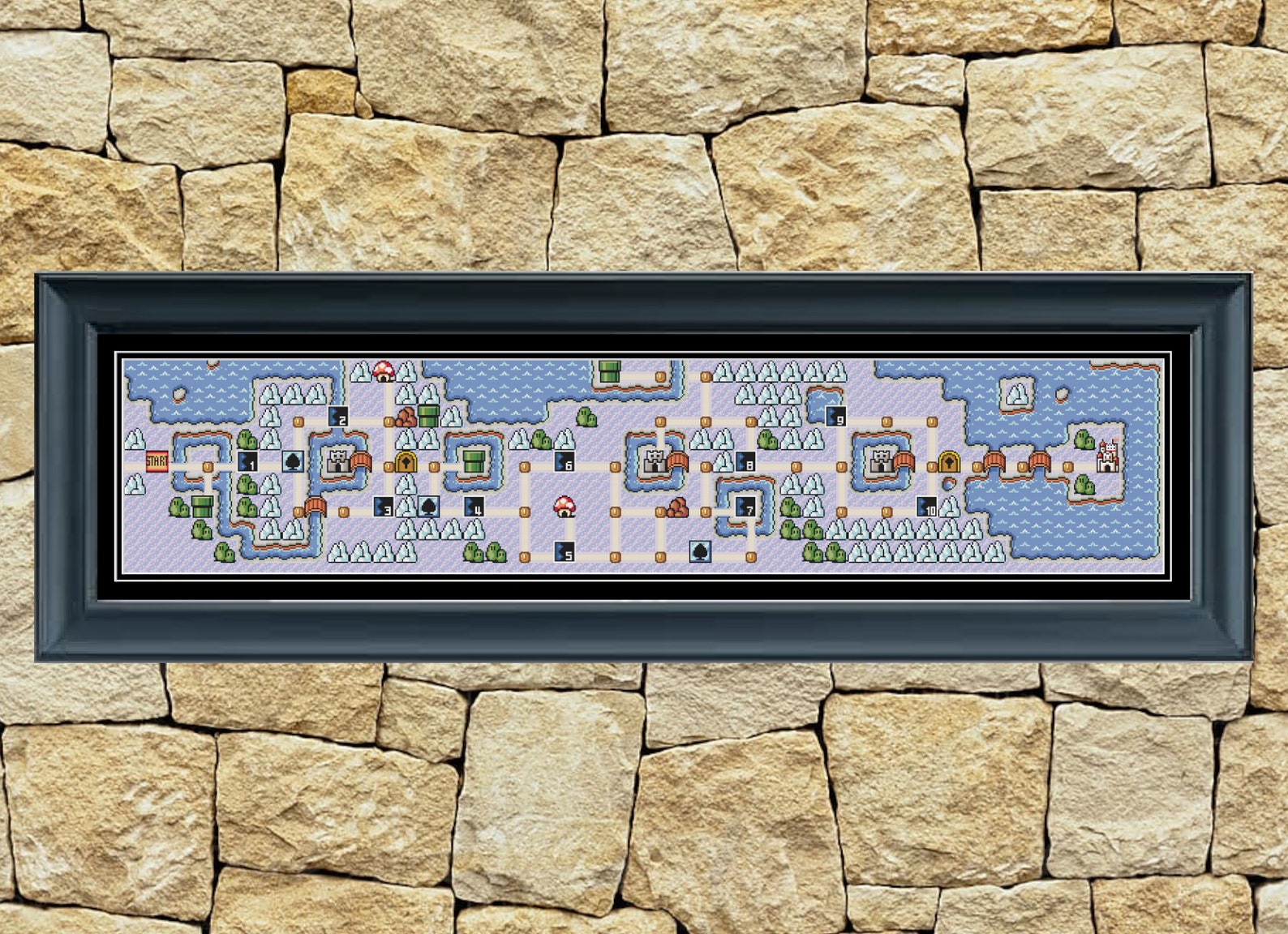 Super Mario Bros 3 All Maps Cross Stitch Pattern Collection | Etsy Canada