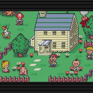 Earthbound Cross Stitch Pattern Collection - Etsy