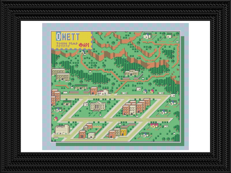Earthbound Cross Stitch Pattern Collection - Etsy