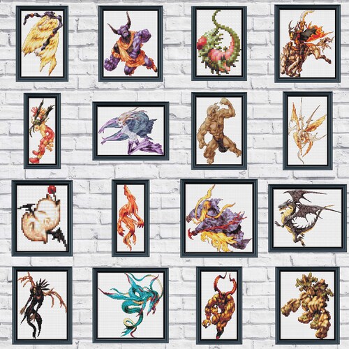 Monster Hunter Cross Stitch Pattern Collection 160 Pdfs - Etsy