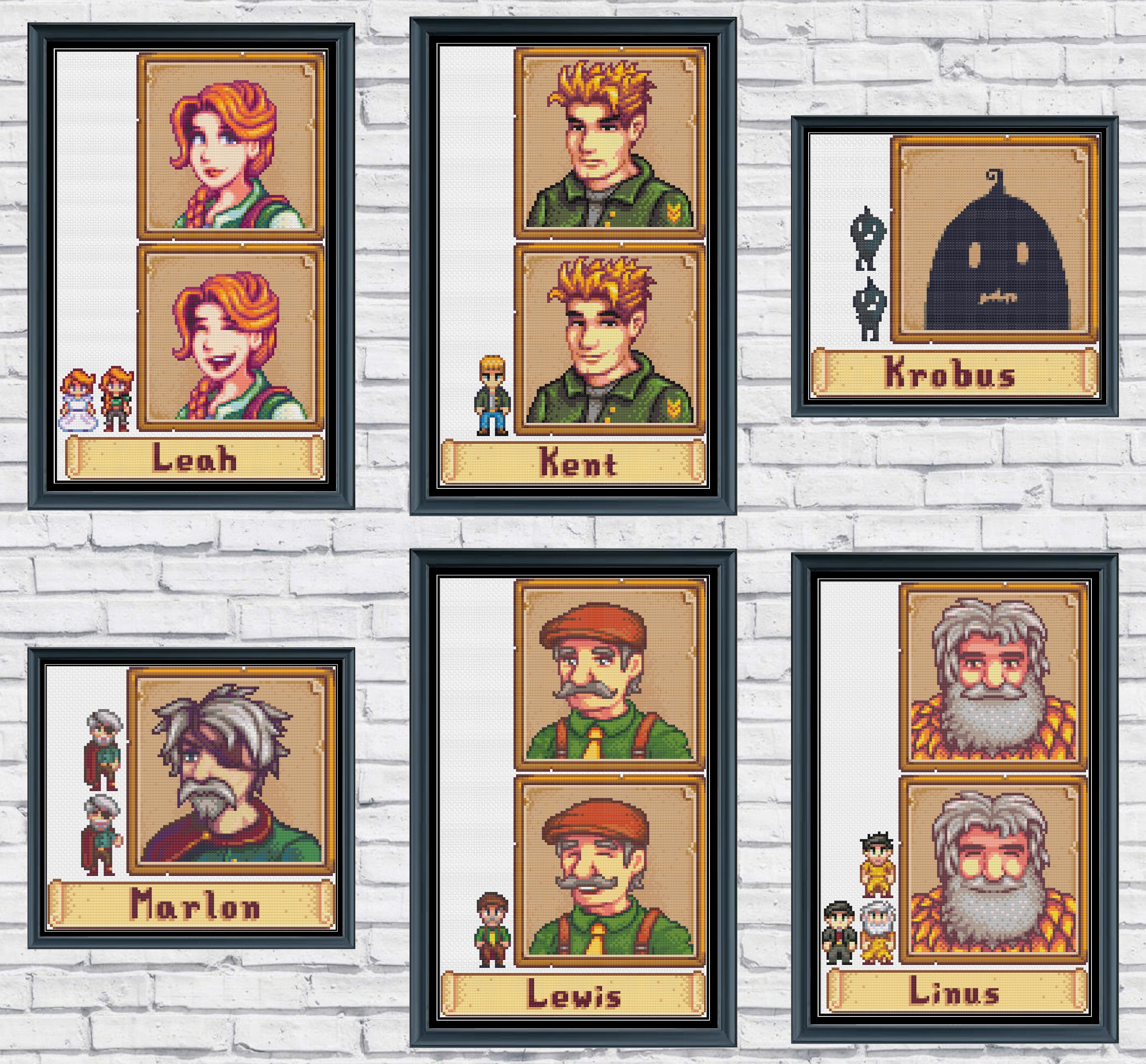 Stardew Valley Cross Stitch Pattern Collection - Etsy