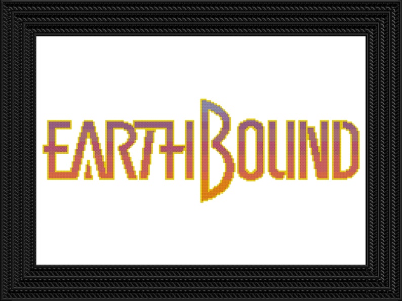 Earthbound Cross Stitch Pattern Collection - Etsy