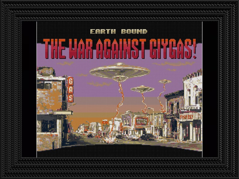 Earthbound Cross Stitch Pattern Collection - Etsy