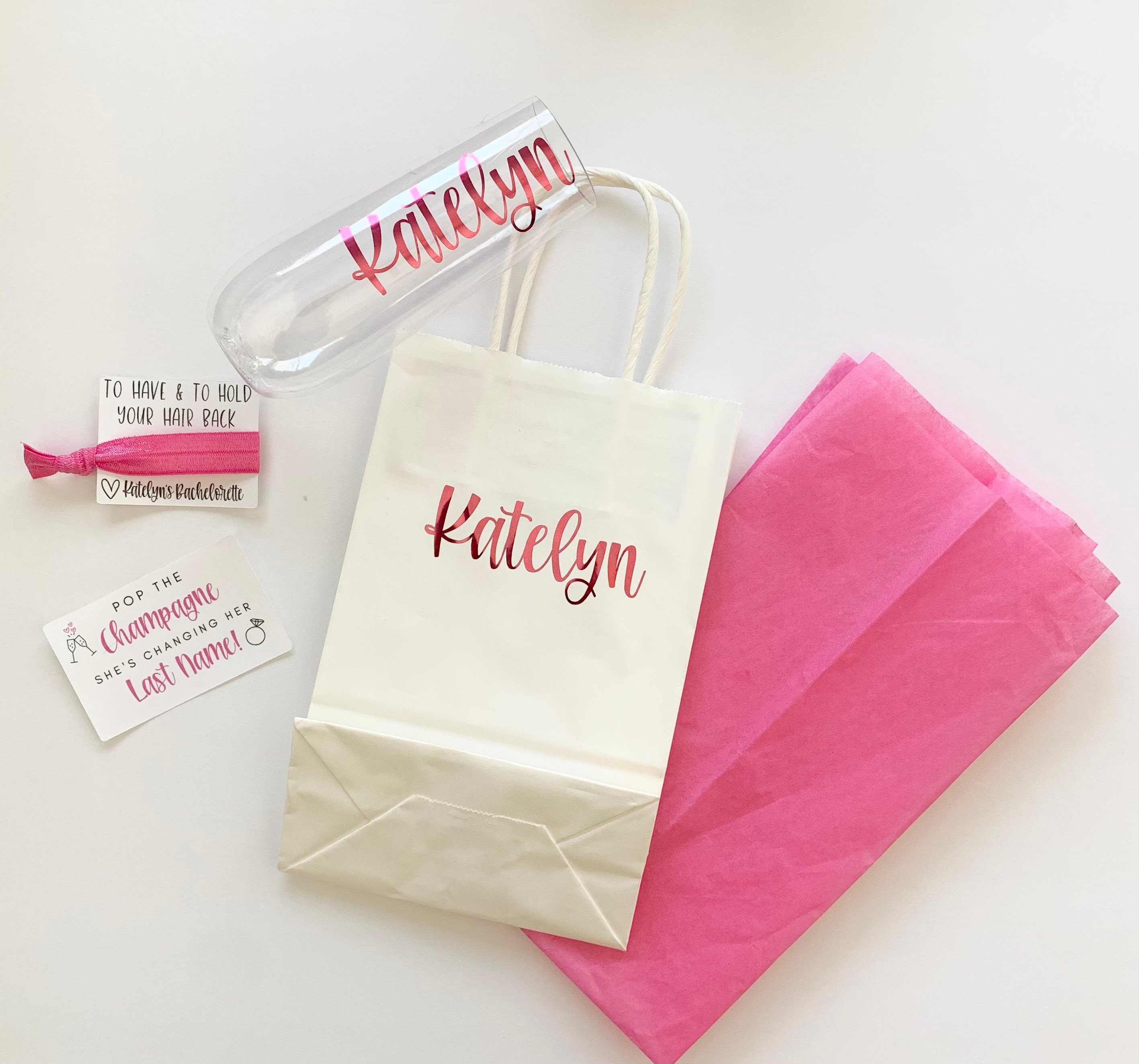 Personalized Bachelorette Favor Bags Bridal Party Gift Bags | Etsy