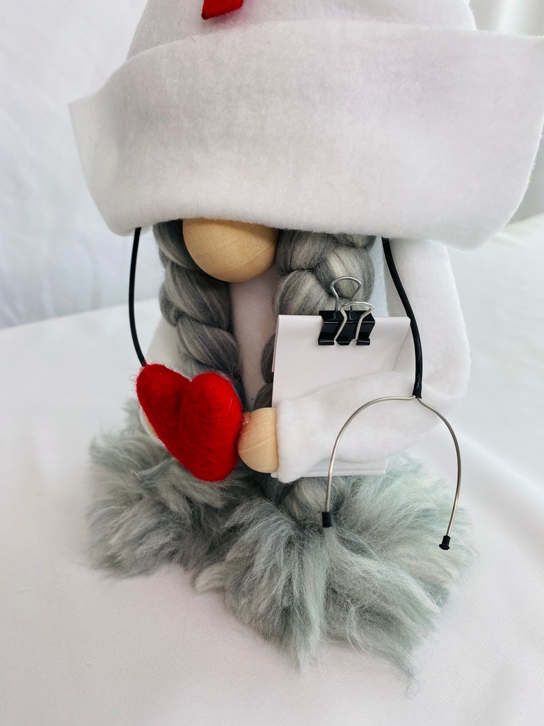 Nurse Gnome W/ Mini Stethoscope Male Female W/ Scrub Cap - Etsy