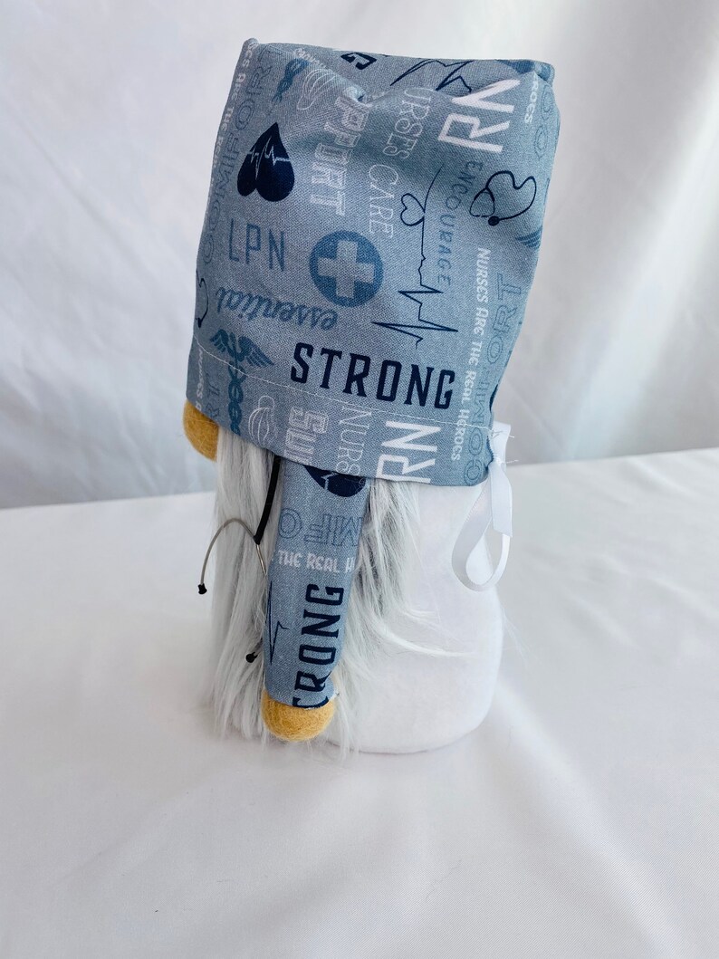 Nurse Gnome W/ Mini Stethoscope Male Female W/ Scrub Cap - Etsy