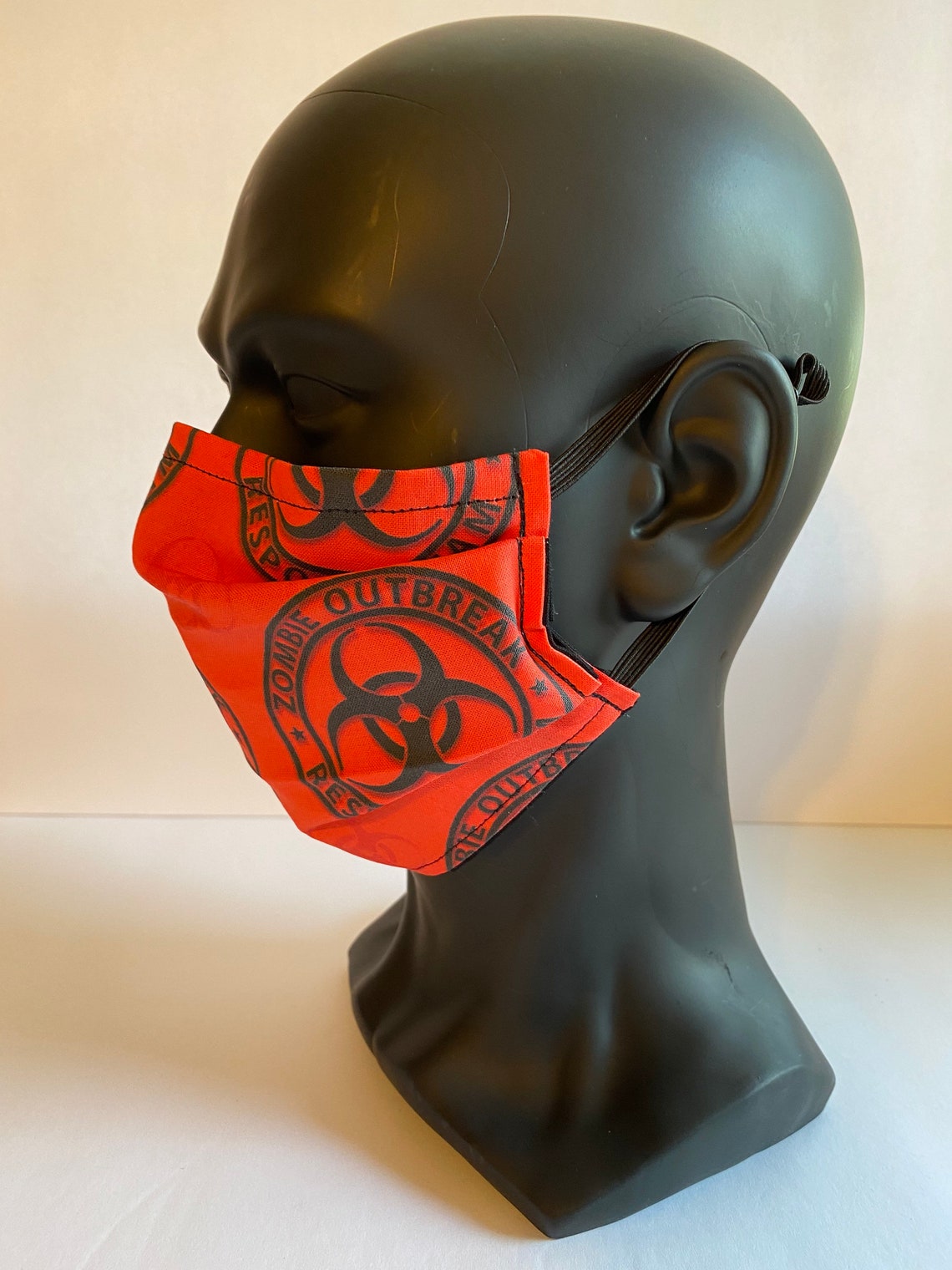 Zombie Apocalypse Outbreak Halloween Cotton Fabric Face Mask - Etsy