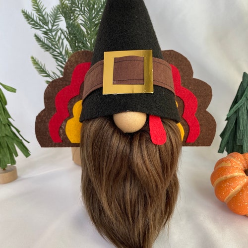 Turkey Gnome/turkey Decor/thanksgiving - Etsy