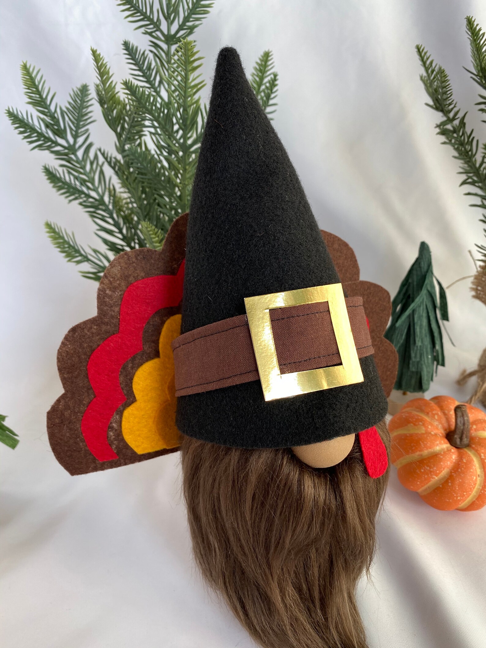 Thanksgiving Turkey Gnome Tomte Nisse Cute Farmhouse Fall | Etsy