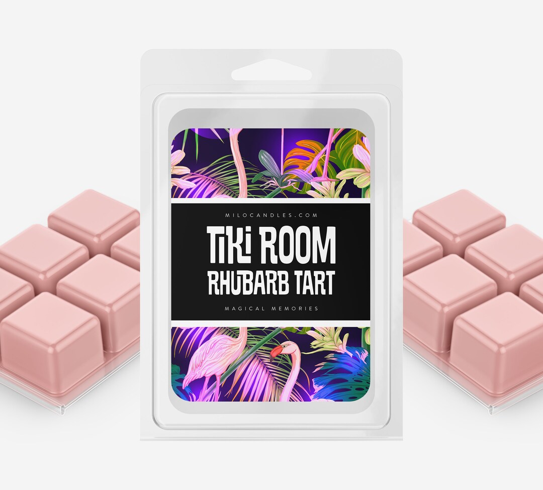 Tiki Room Rhubarb Tart Wax Melts: Luxury Natural Soy Wax - Etsy