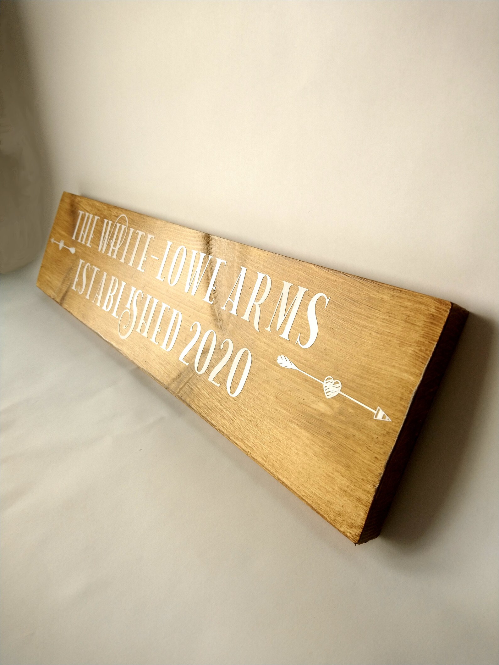 Personalised Wooden Sign Choice of Fonts and Text Colours - Etsy UK