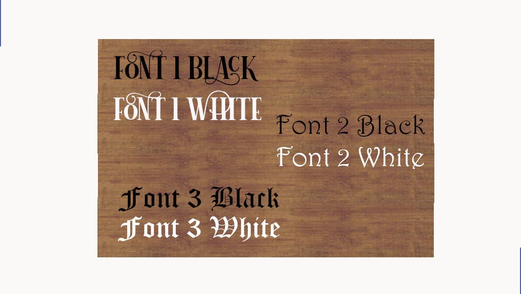 Personalised Wooden Sign Choice of Fonts and Text Colours - Etsy UK