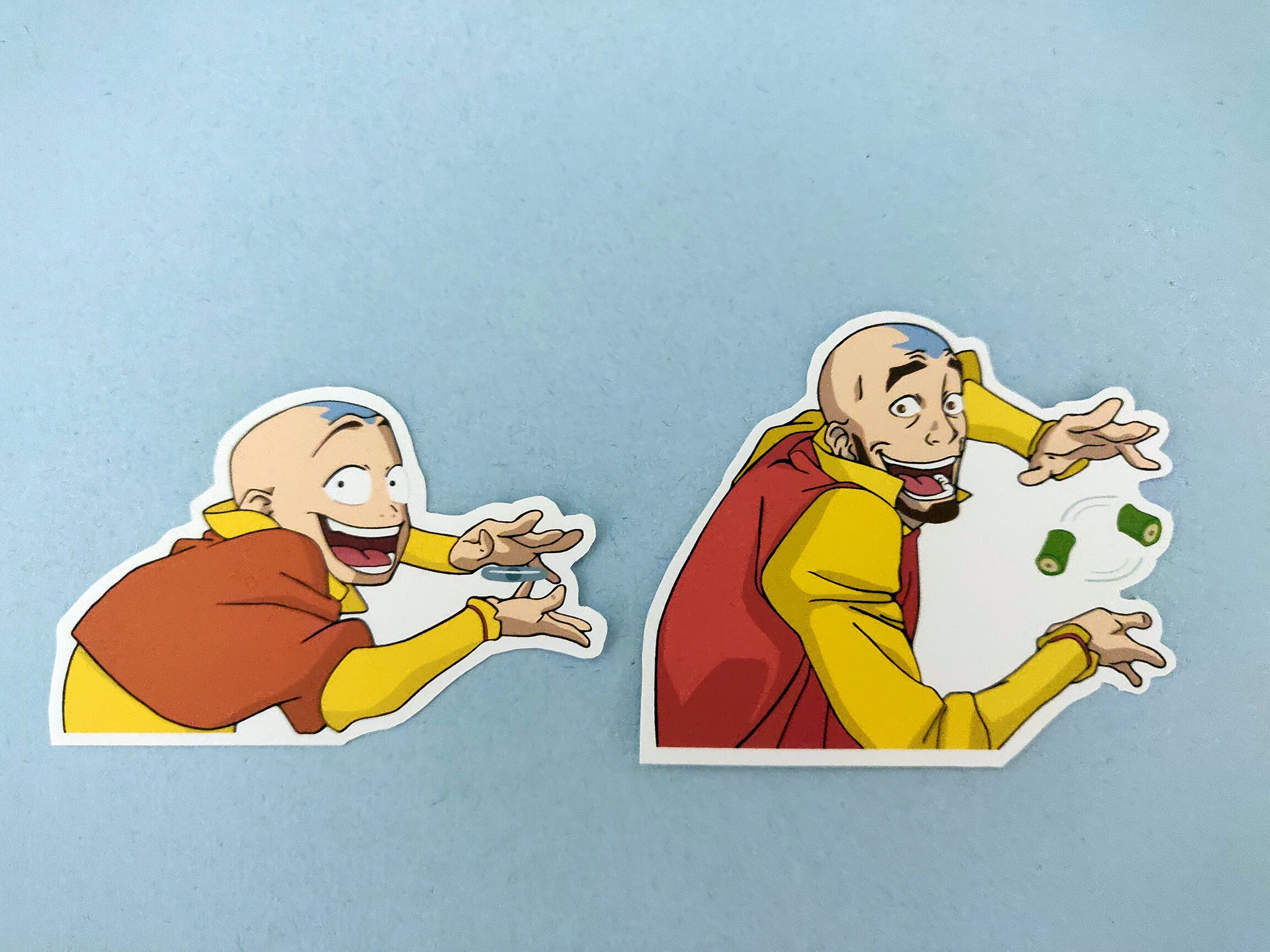 Aang marble Trick Vinyl Sticker Avatar the Last - Etsy Canada