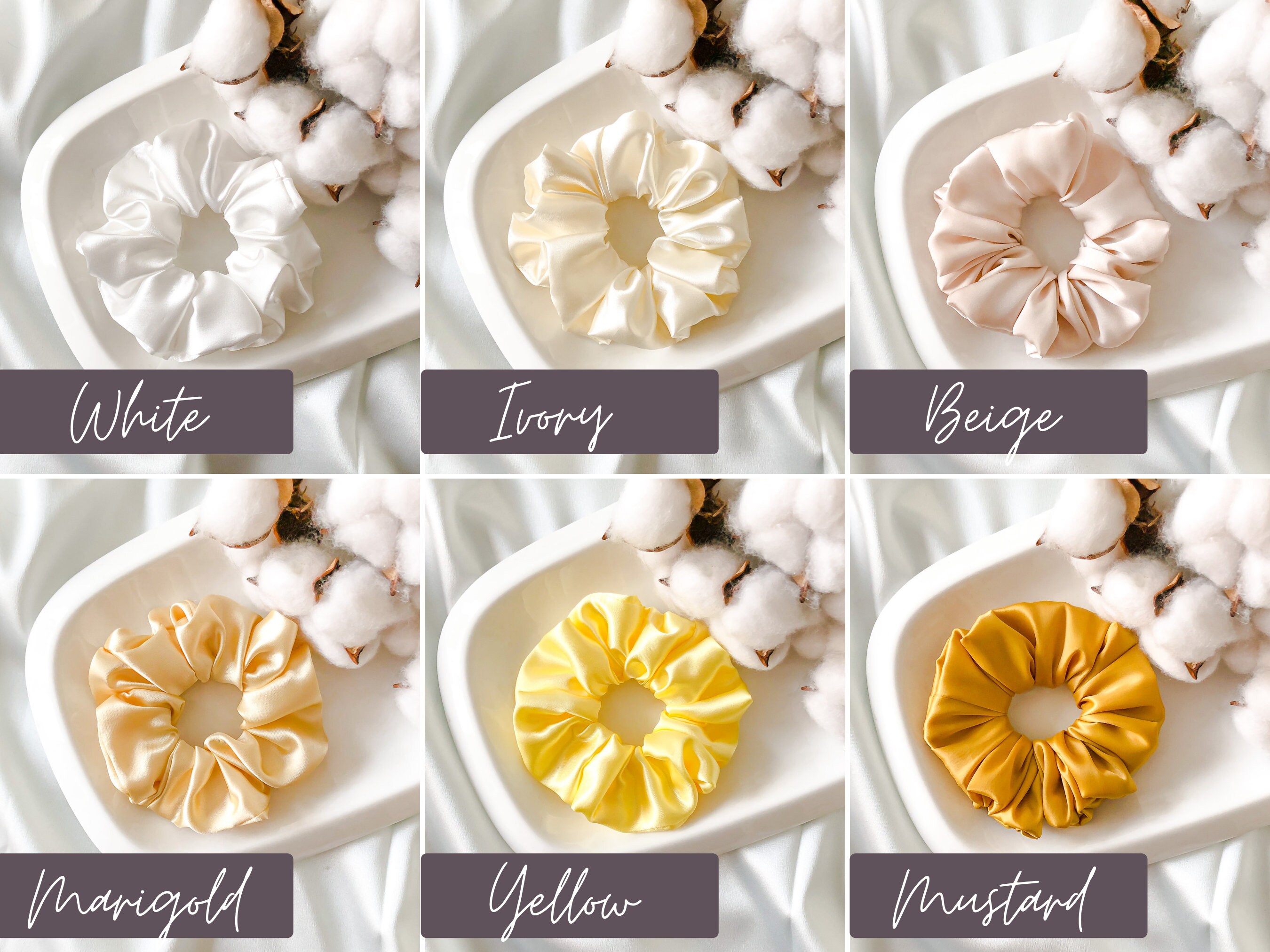 Make Your Own Silk Scrunchie Set Silk Satin Scrunchie Pack | Etsy