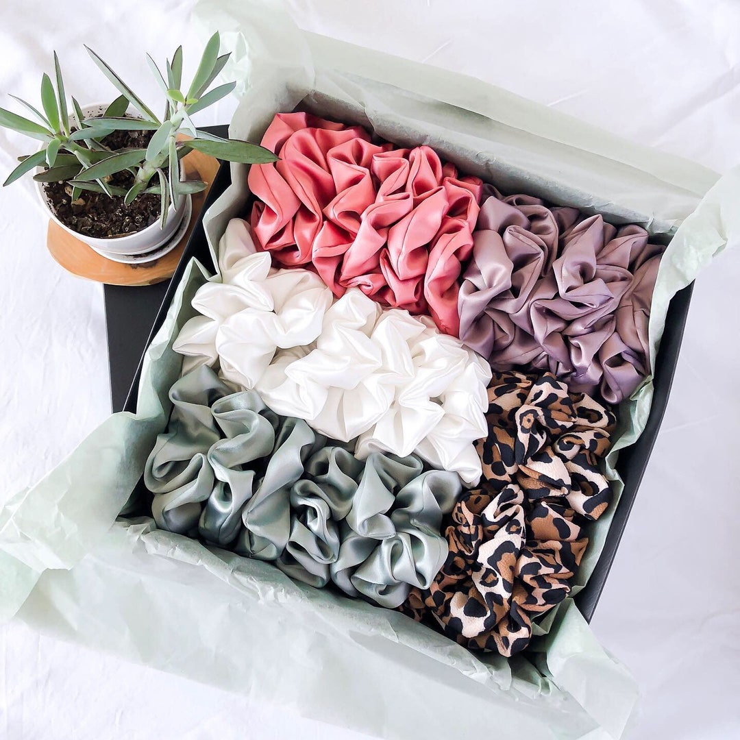 Make Your Own Silk Scrunchie Set! | Silk Scrunchy Pack | Handmade Silk ...