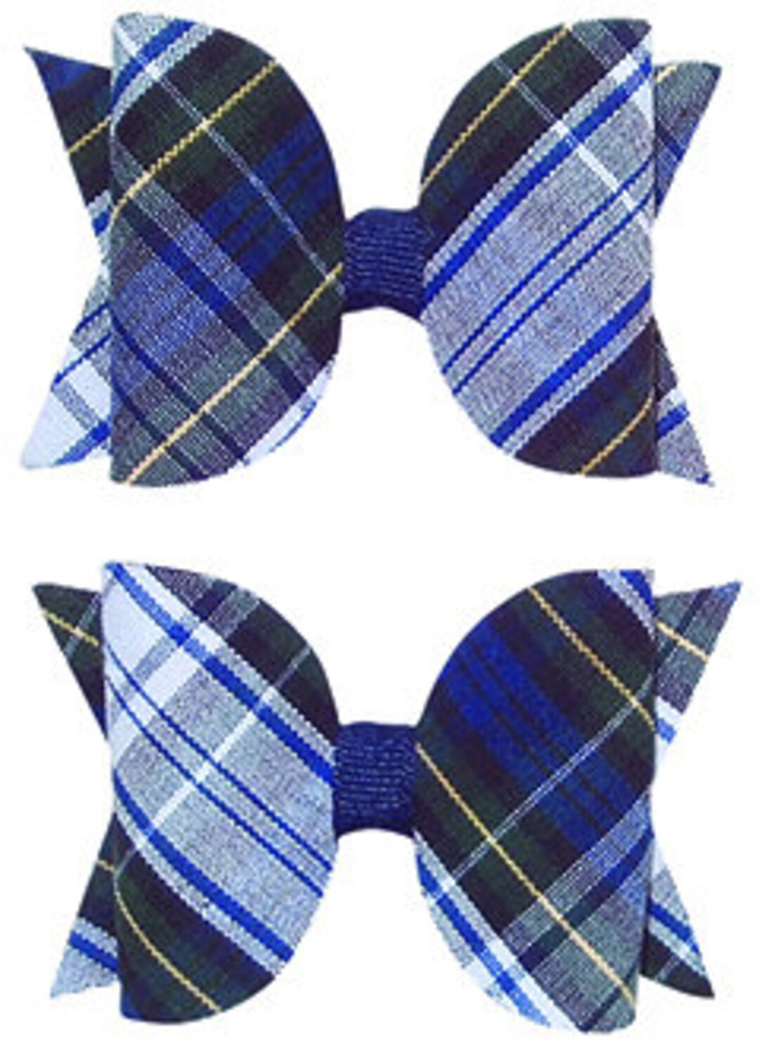 Pigtail Bows, School Uniform, Plaid Bows, Back to School, Hair ...
