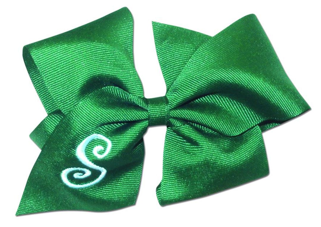 Monogrammed Bow, School Uniform, Plaid Bows, Back to School, Hair ...