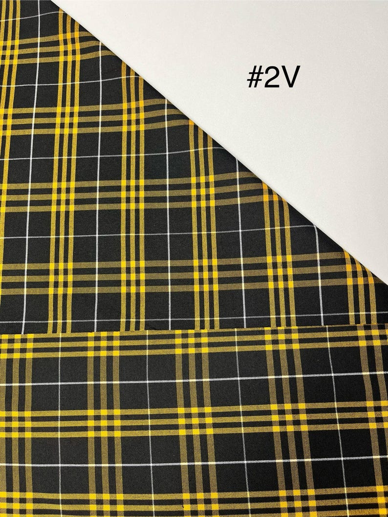 School Uniform Plaid Fabrics - Etsy