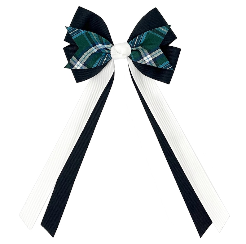 Handmade Plaid School Uniform Bow, Ribbon Streamers - Etsy