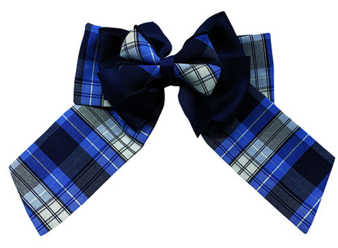 3 Layer Build-a-bow, School Uniform, Plaid Bows, Back to School, Hair ...