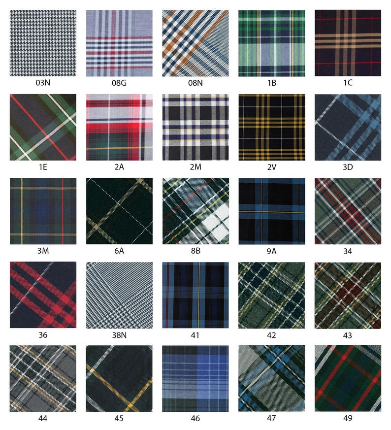 Pigtail Button Bows, School Uniform, Plaid Bows, Back to School, Hair ...