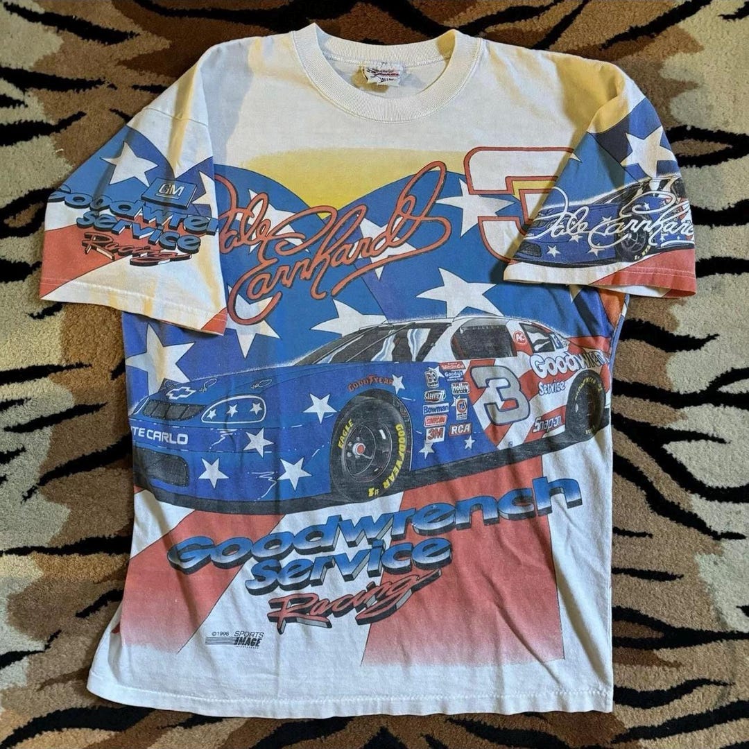 Vintage 90s Medium Nascar Racing USA 1996 Chase Racewear 3 Dale ...